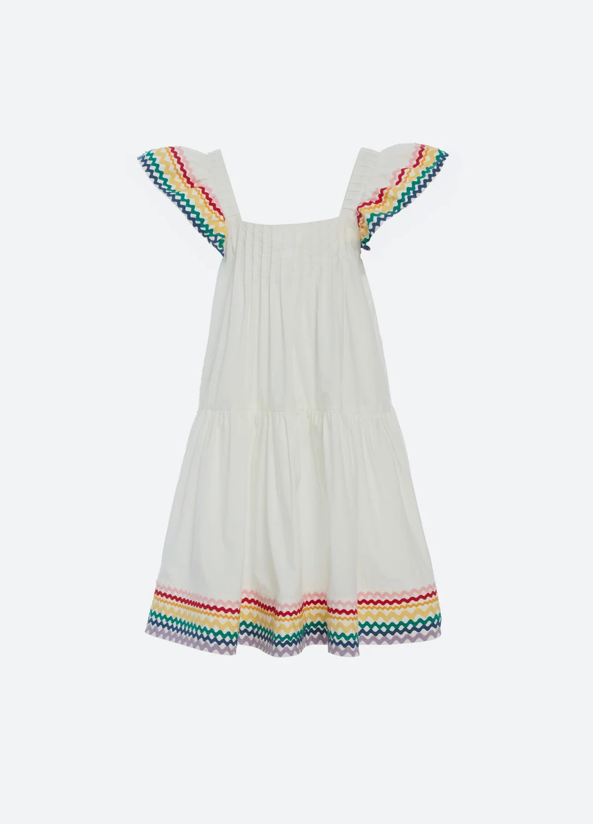 Ria Rainbow Flutter Dress | Multi | Marigold Modern Kids