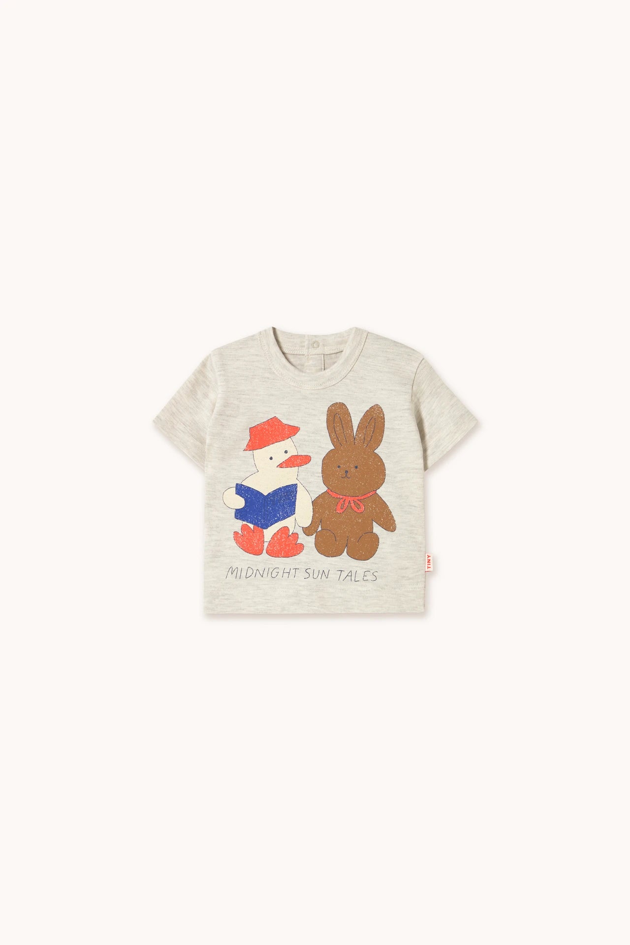 Readers Graphic Baby Tee | Cream heather | Marigold Modern Kids