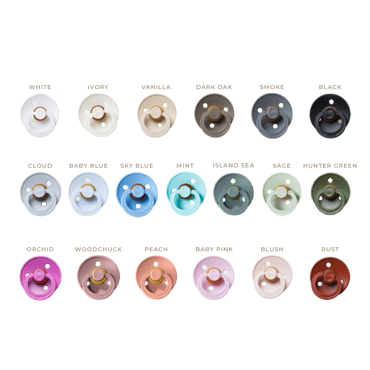 Single Bibs pacifier-size 2(6-12m) | Marigold Modern Kids