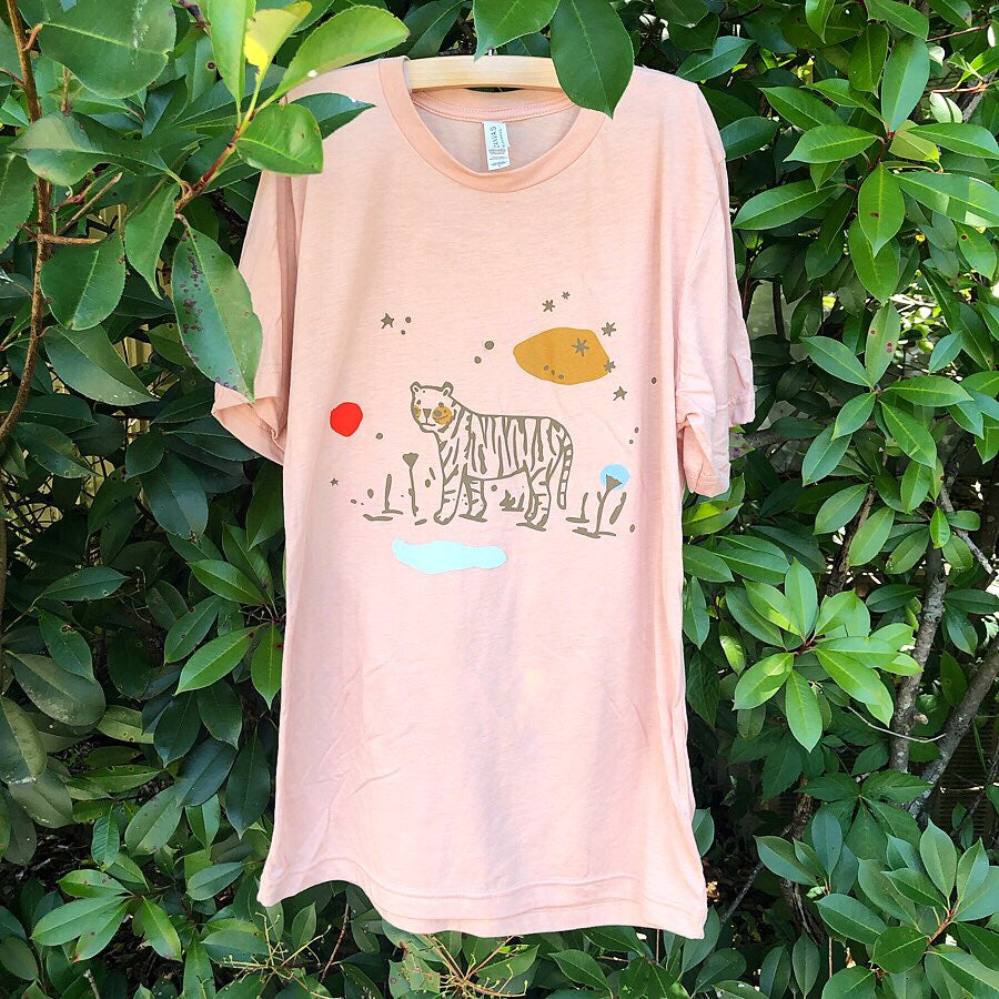 Marigold Adult Tee - Peach – Marigold Modern Kids